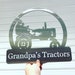 Metal Tractor Sign - Personalized Tractor Sign - Tractor Monogram ...
