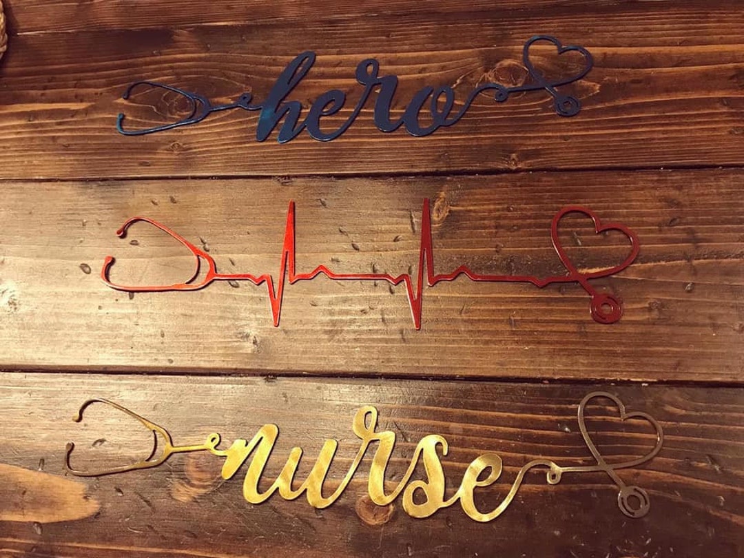 Metal Nurse, Hero Sign - Paramedic Gift - Nurse Metal Sign - Nurse ...