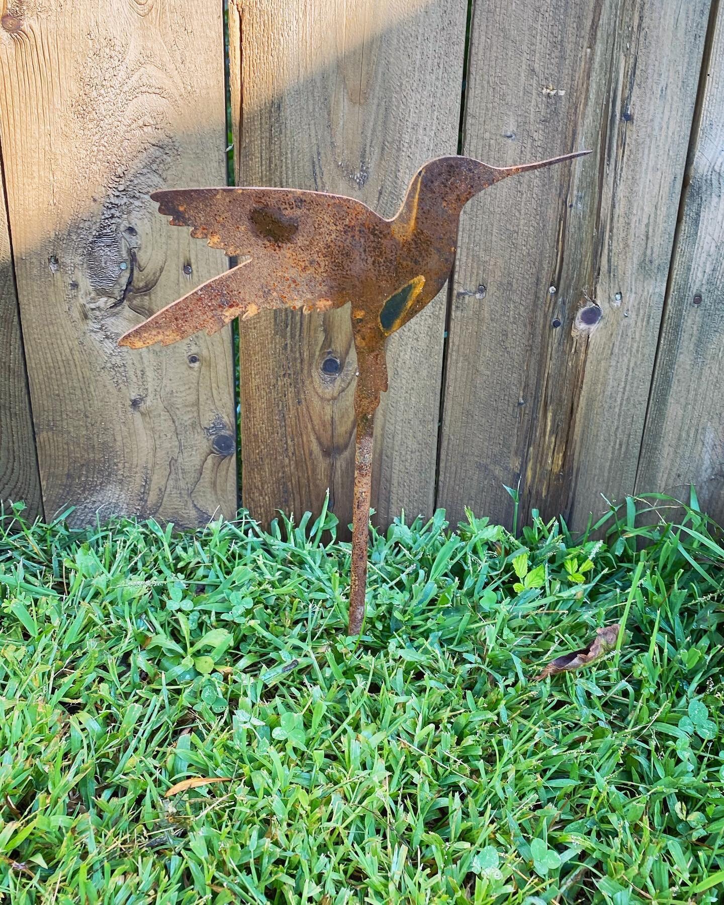 Hummingbird Stake Metal Hummingbird Hummingbird Christmas - Etsy