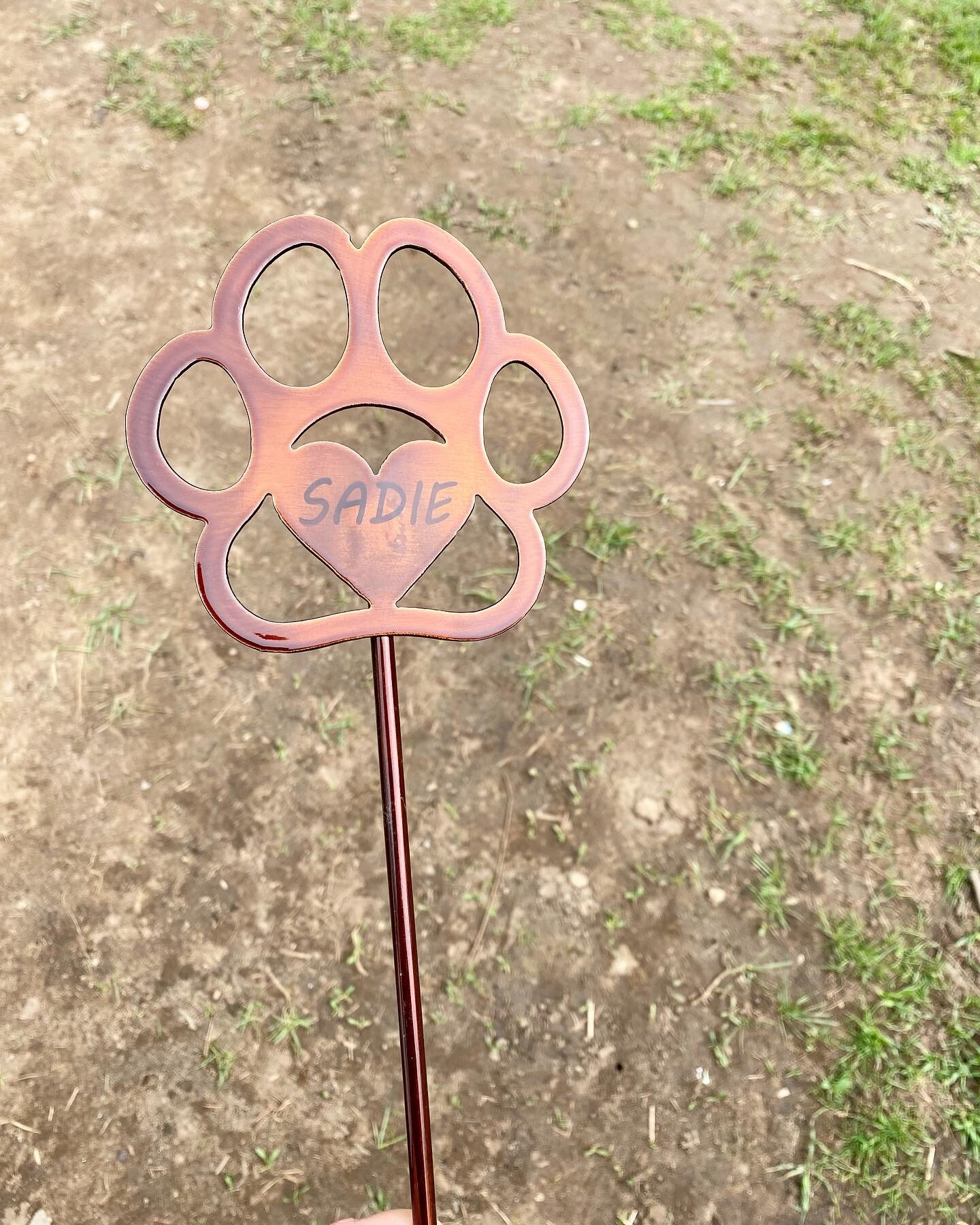 Metal Pet Memorial Stake Pet Memorial Cat Memorial Stake | Etsy