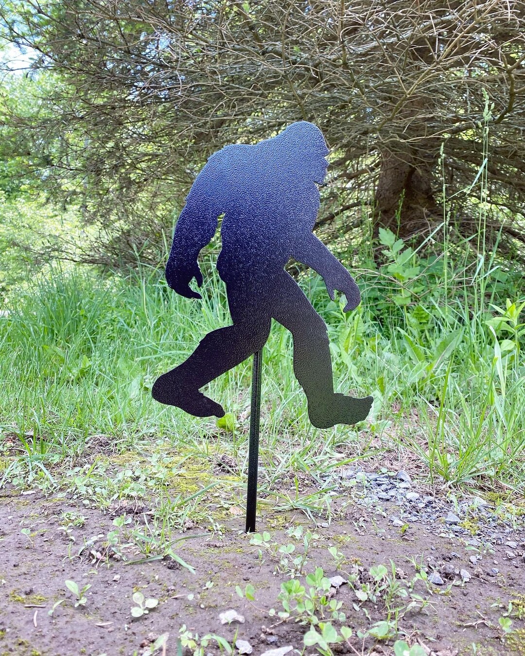Metal Big Foot Stake - Sasquatch Garden Stake - Yeti Garden Stake ...