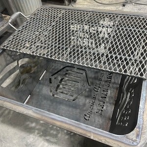 Custom Cooking Grate - Camping Grill - Open Fire Cooking Grate - Camp ...