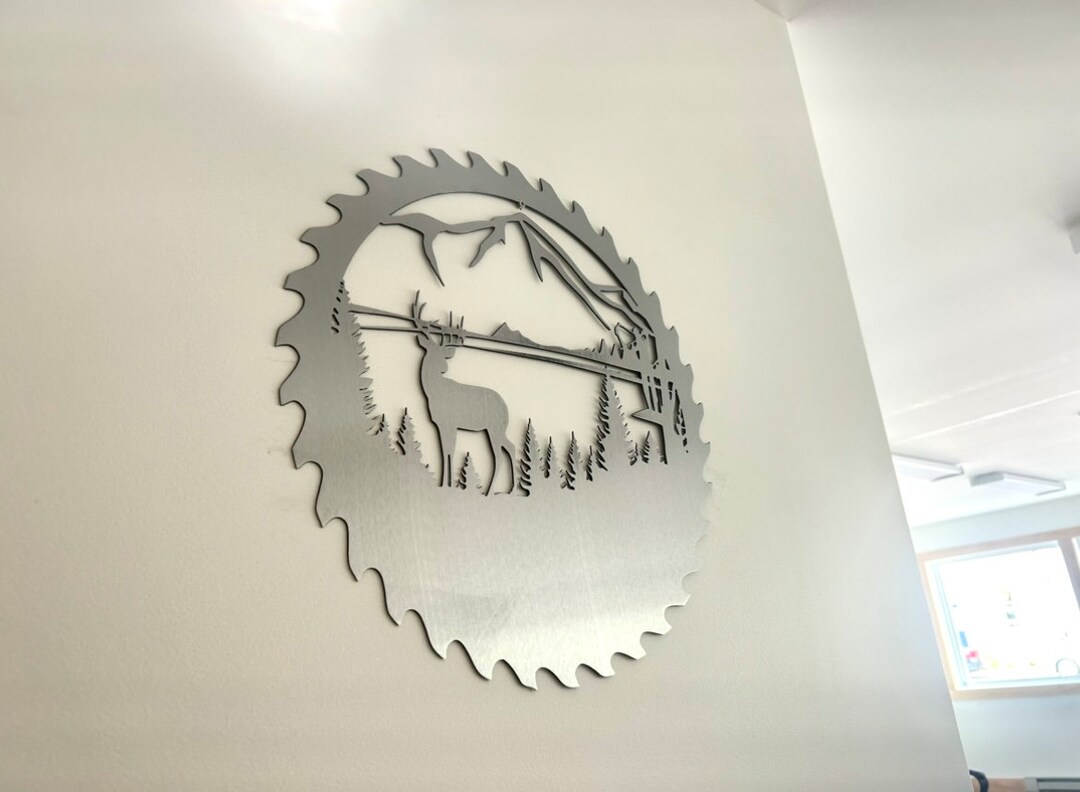 Metal Bow Hunting Sawblade Sign - Custom Archery Sign - Personalized ...