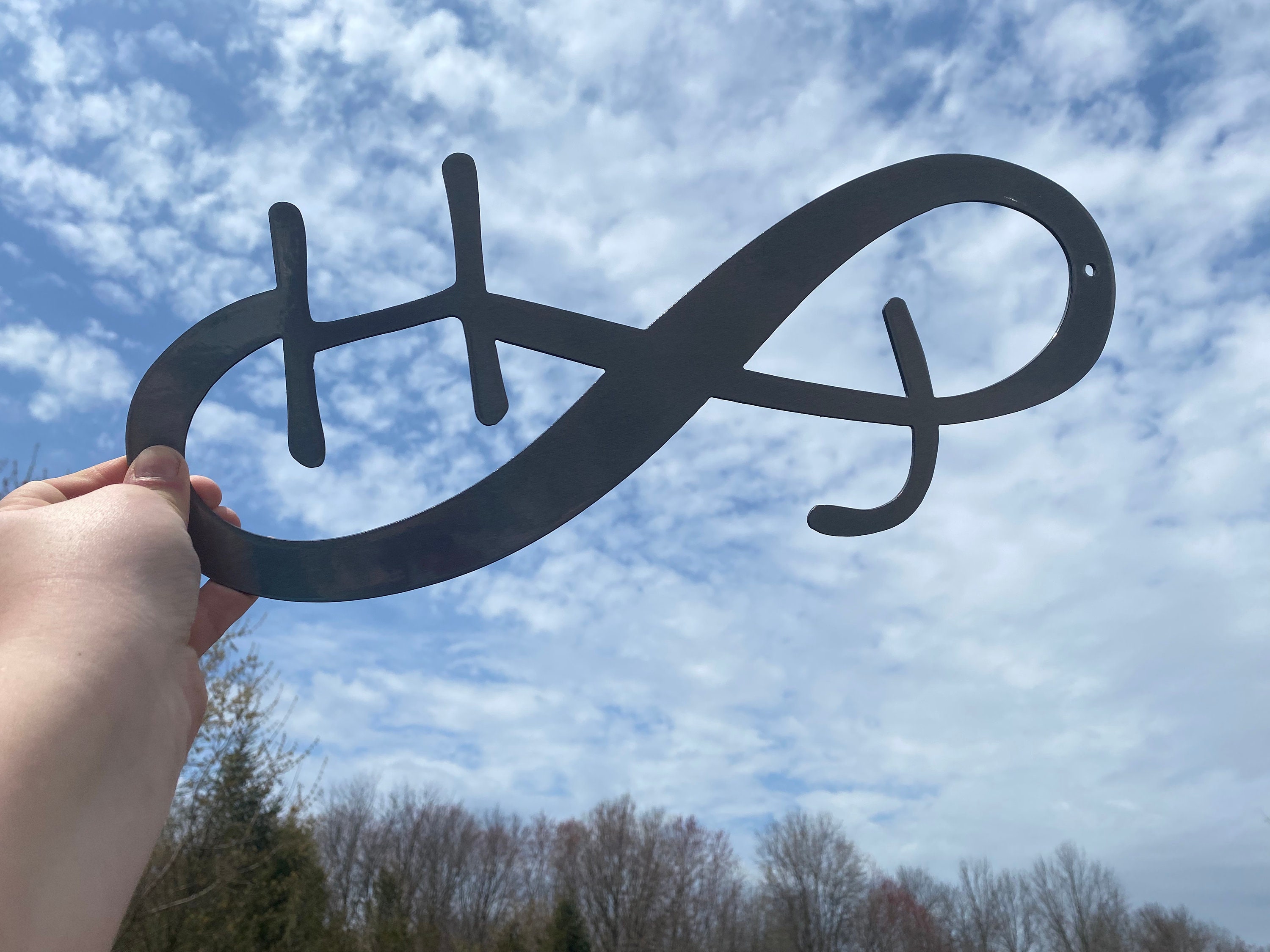Metal Infinity Sign you and Me Sign Personalized Metal Sign - Etsy