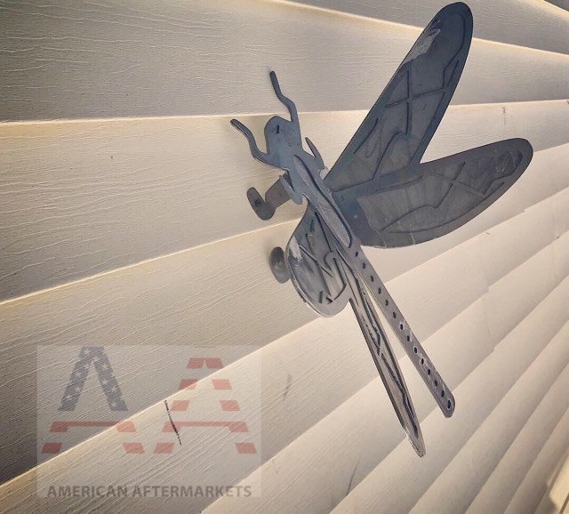 Metal Dragonfly Metal Art Dragonfly Garden Decor Metal 3D - Etsy