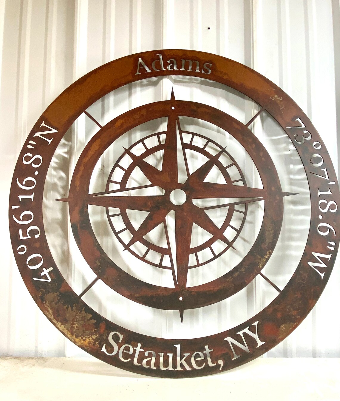 Rust Patina Metal Business Sign - Rust Business Sign - Corten Steel ...