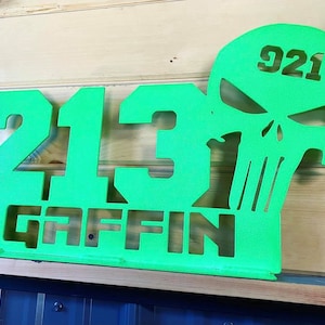 Custom Demolition Derby Car Roof Sign – Powder Coated Steel Derby Sign ...
