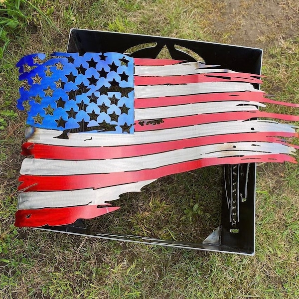 Metal American Flag - Etsy