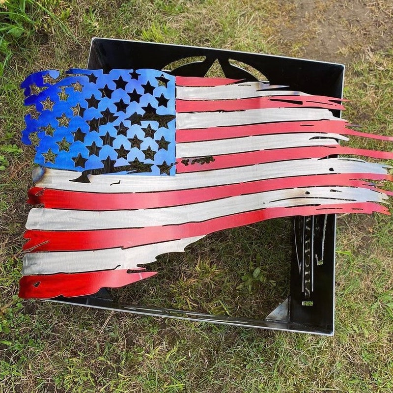 Metal American Flag - Etsy