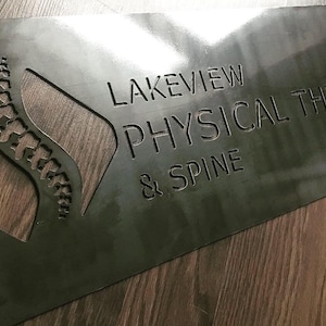 Metal Business Sign - Metal Business Logo Sign - Personalized Metal ...