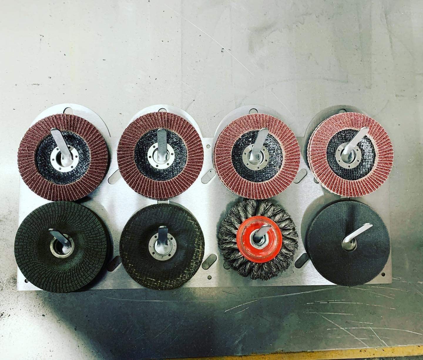 Grinder Disc Holder - Metal Grinder Disc Holder - Tool Organization ...