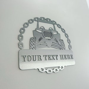 Personalized UTV Side by Side Metal Sign - RZR Metal Sign - RZR Gift ...