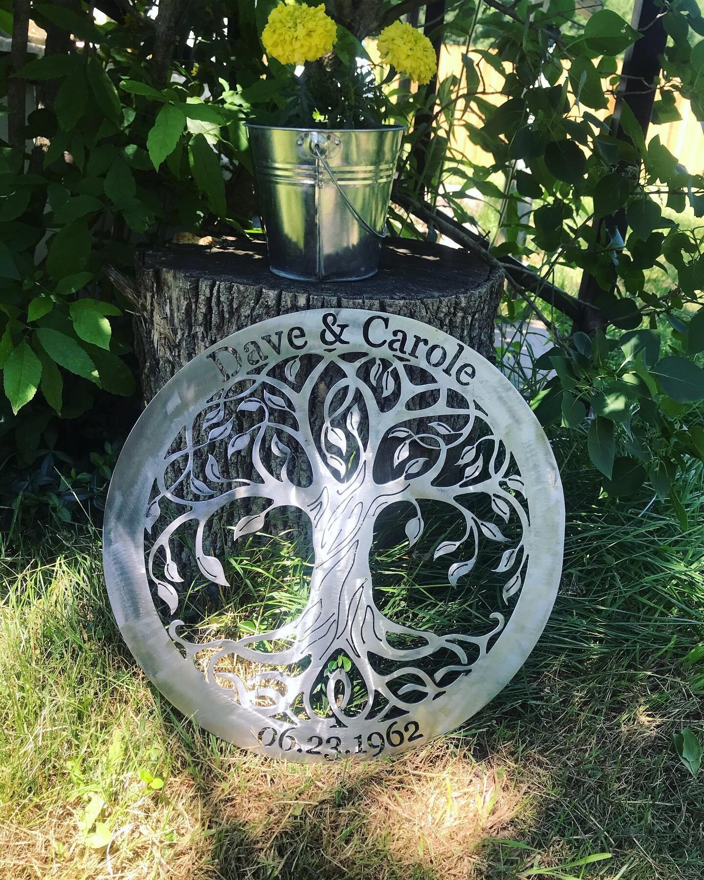 Metal Celtic Tree of Life - Personalized Metal Tree of Life Sign ...