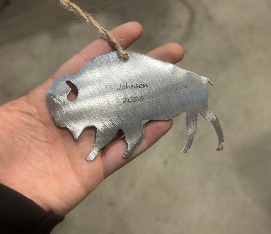 Buffalo Ornament - Personalized Metal Buffalo Ornament - Buffalo NY ...