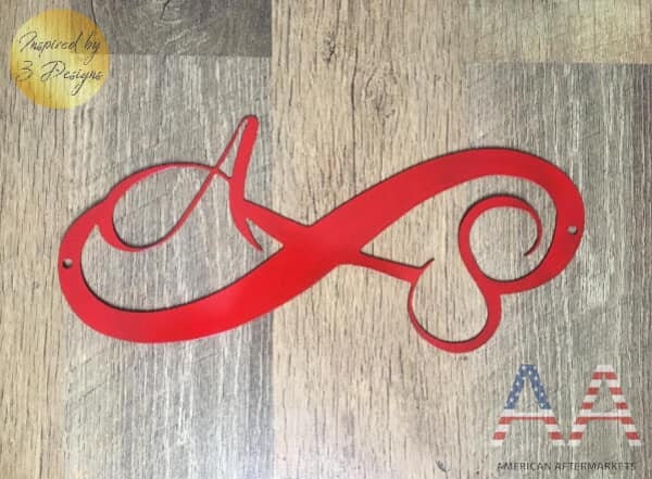 Metal Infinity Sign You and Me Sign Personalized Metal | Etsy