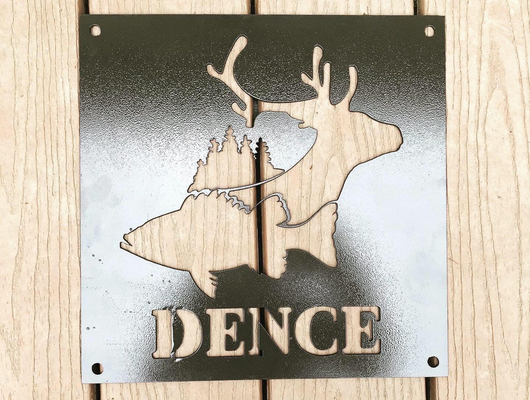 Personalized Wildlife Plaque - Personalized Metal Plaque - Metal Nature ...