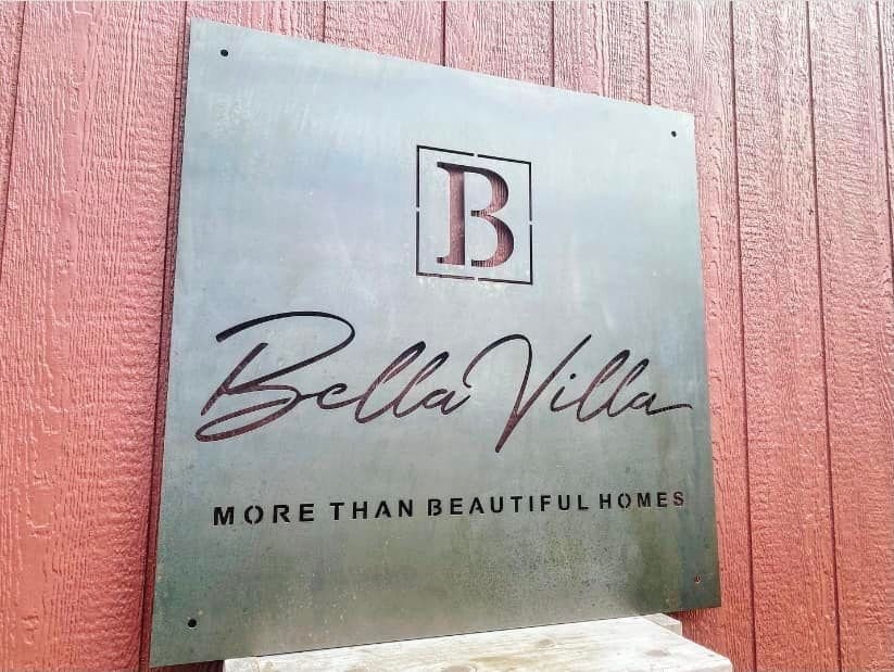 Rust Patina Metal Business Sign - Rust Business Sign - Corten Steel ...