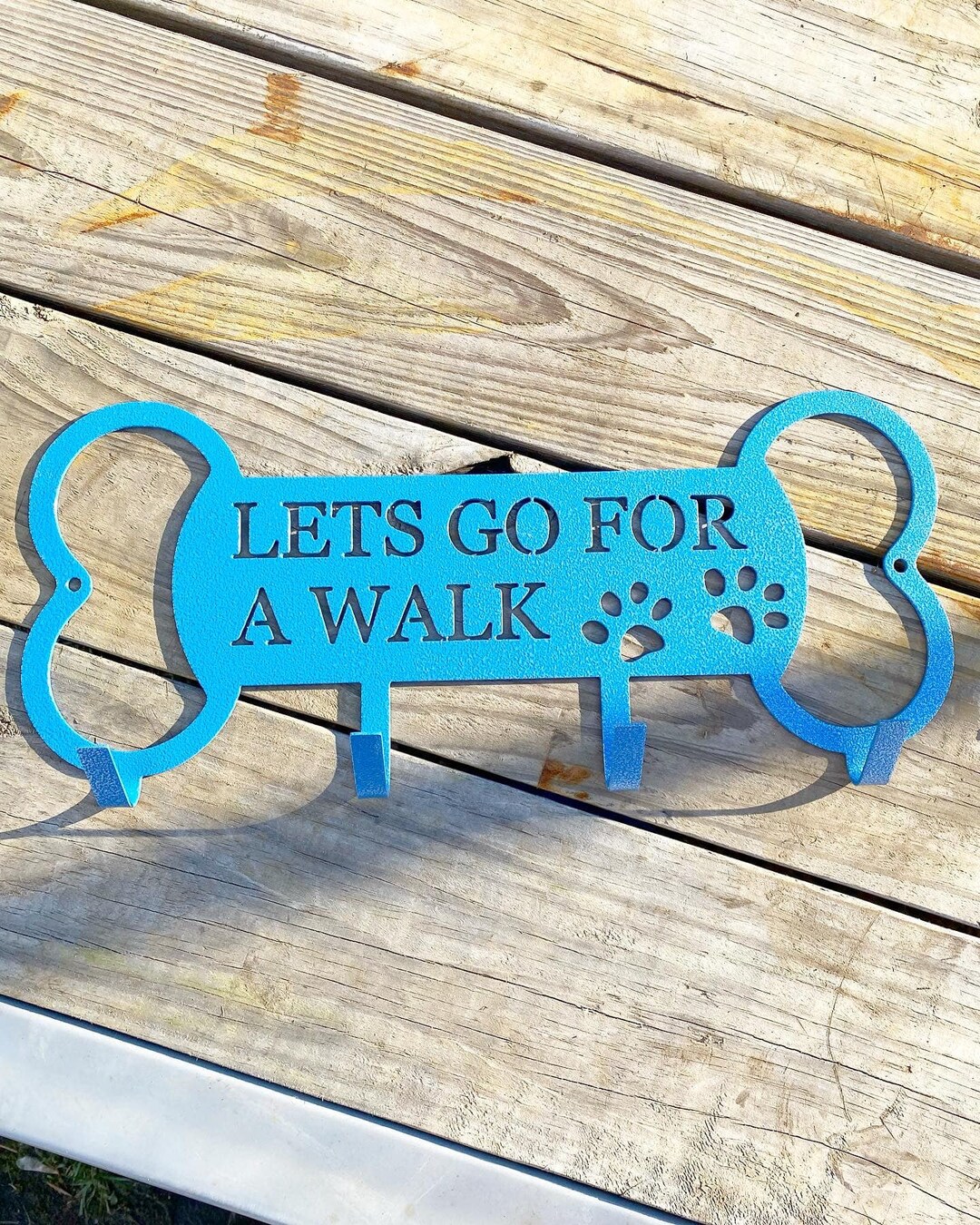 Metal Leash Holder -personalized Leash Holder - Dog Leash Holder - Key ...