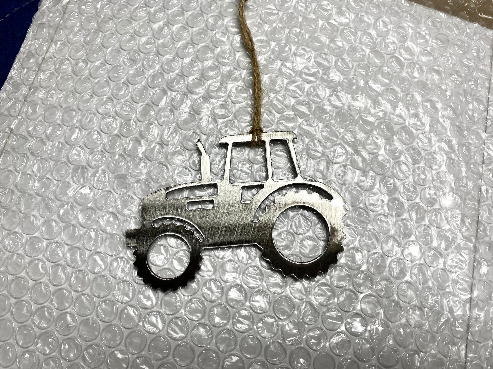 Metal Tractor Ornament - Tractor Ornament - Farming Ornament - Tractor ...