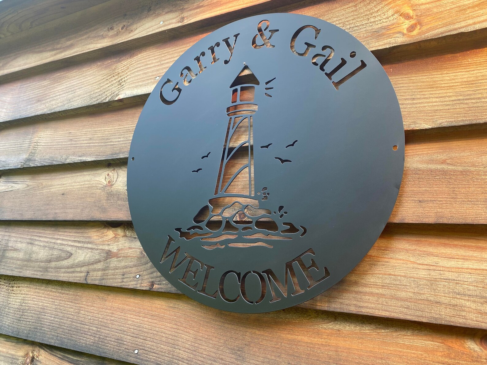 Personalized Lighthouse Sign Metal Lighthouse Sign - Etsy