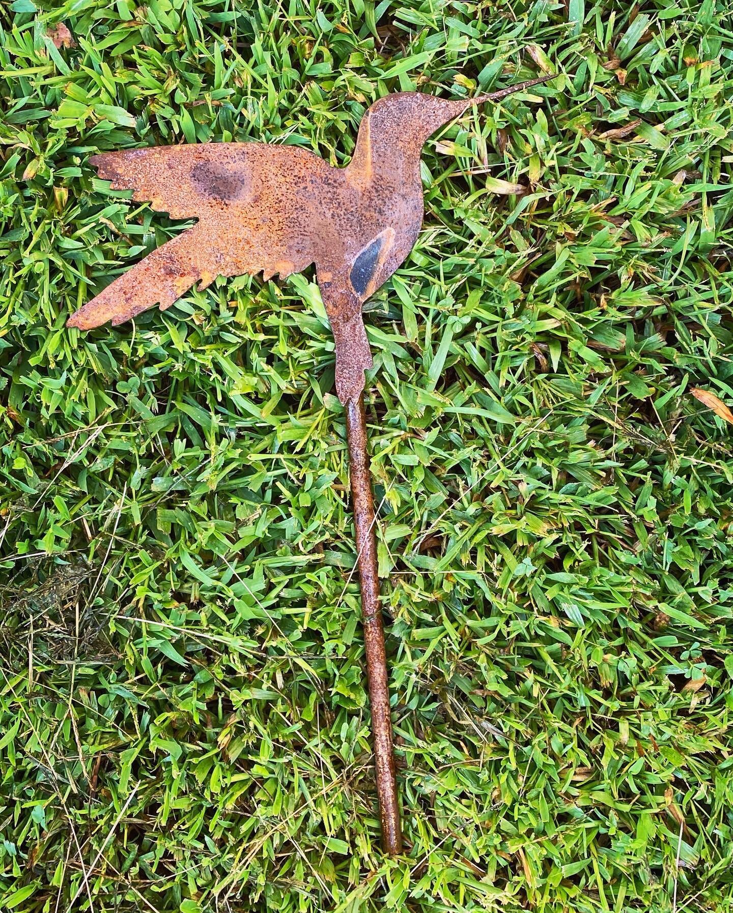 Hummingbird Stake Metal Hummingbird Hummingbird Christmas - Etsy