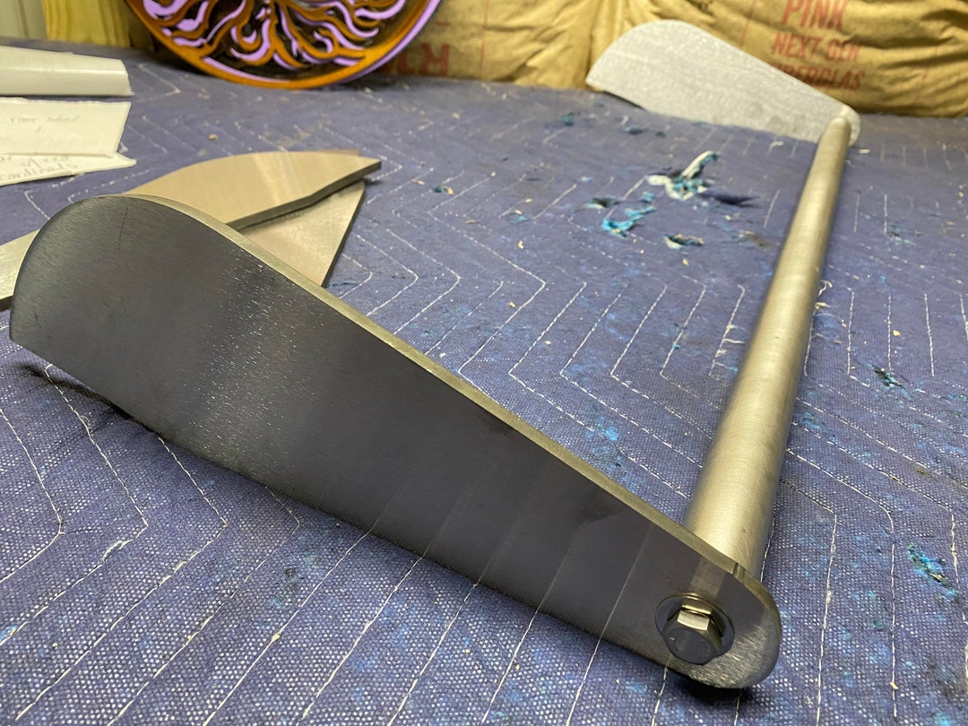 Custom Steel BBQ Smoker Handle - Firebox Handle -smoker Door Handle ...