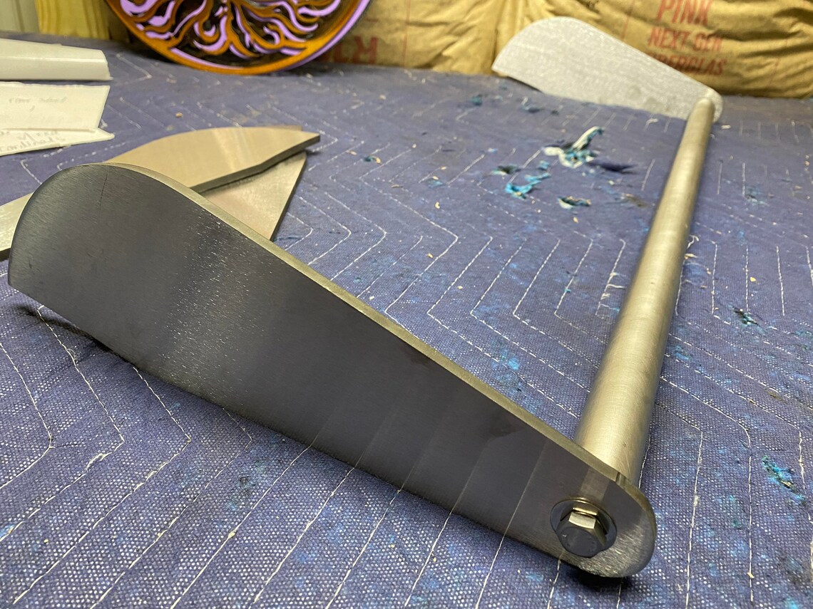 Custom Steel BBQ Smoker Handle - Firebox Handle -smoker Door Handle ...