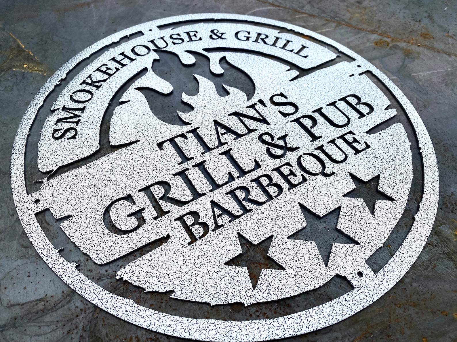 Personalized Metal Grilling Sign Metal Grill Sign Metal - Etsy