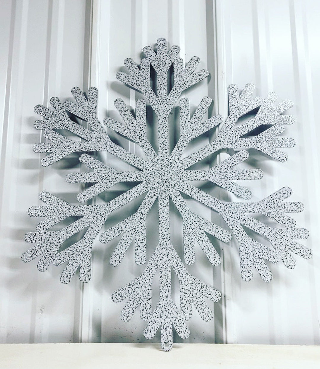 Metal Snowflake - Powder Coated Snowflake - Outdoor Metal Snowflake ...