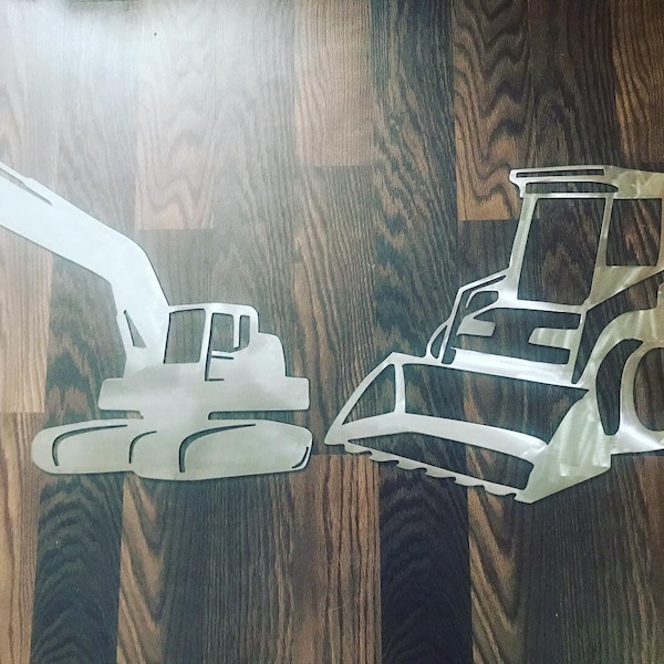 Excavator Sign - Etsy