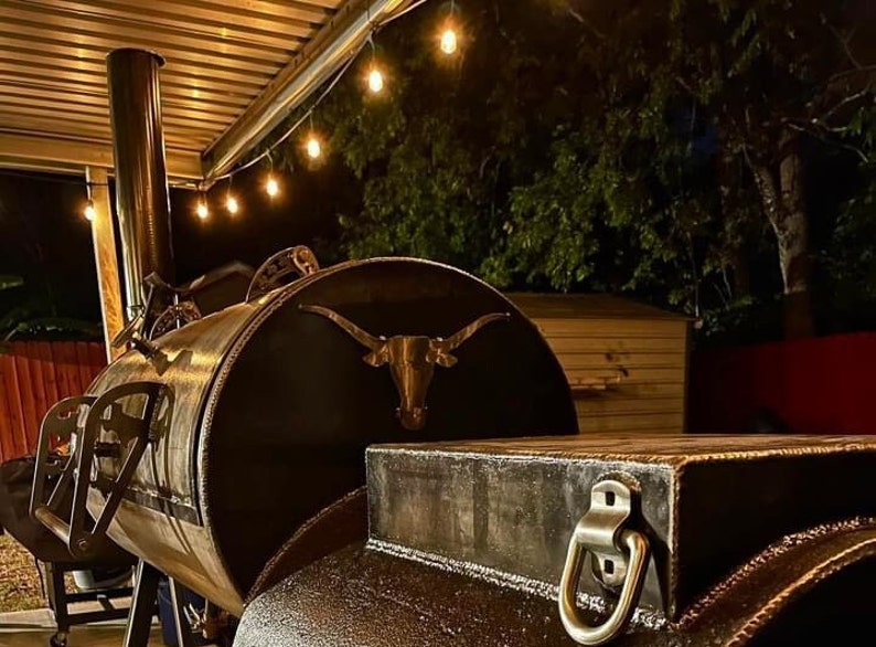 Custom Made Texas Smoker Hinges - U.S.A Made Smoker Hinge - Texas ...