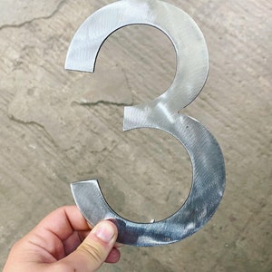 Custom Metal Address Numbers - Metal House Numbers - Address Numbers ...