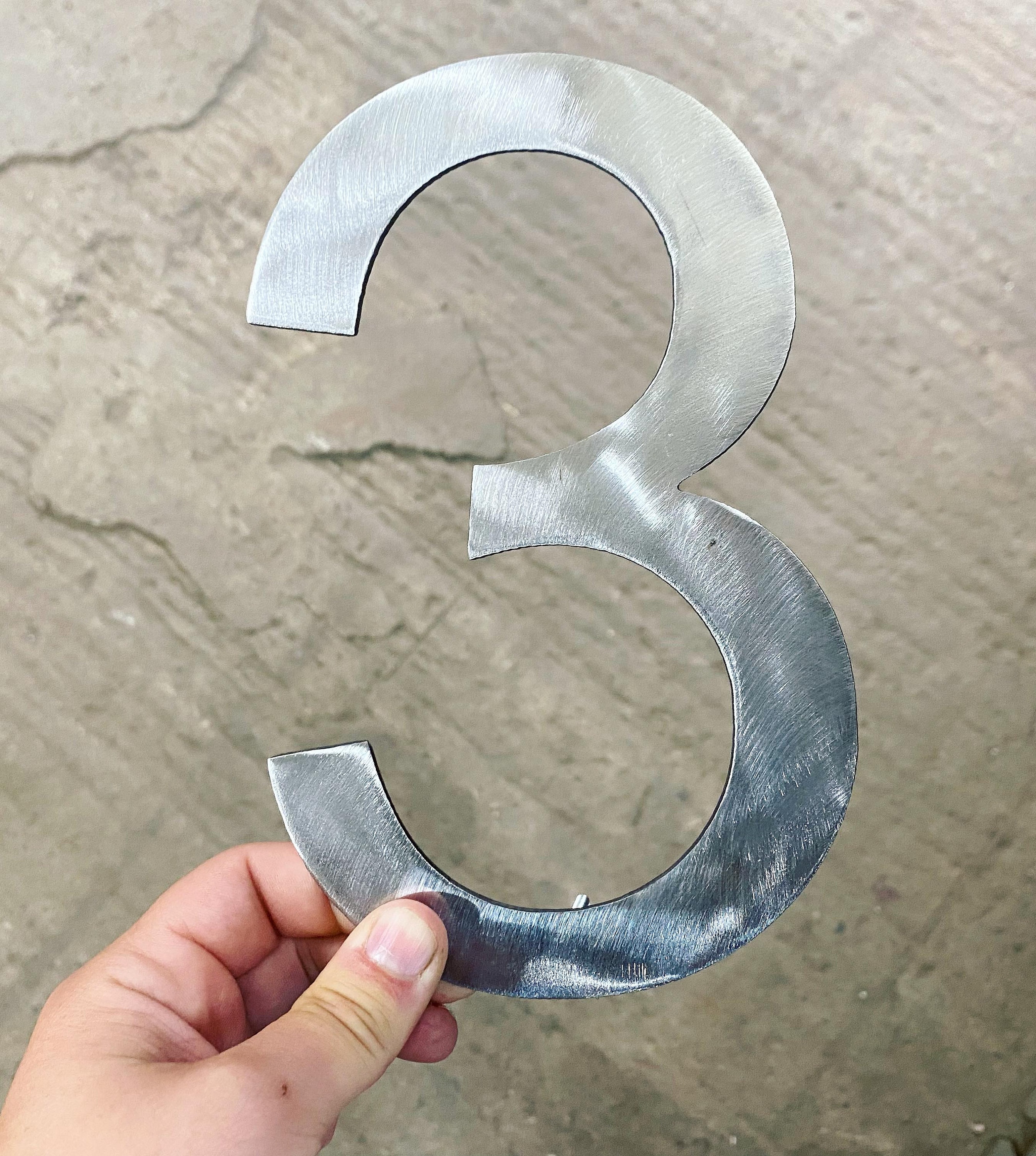 Custom Metal Address Numbers - Metal House Numbers - Address Numbers ...