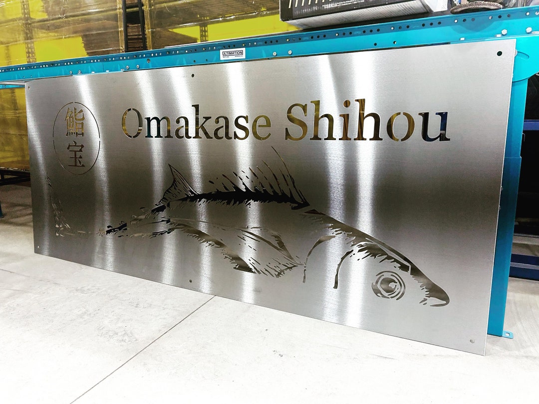 Metal Business Sign Metal Business Logo Sign Personalized Metal Sign ...