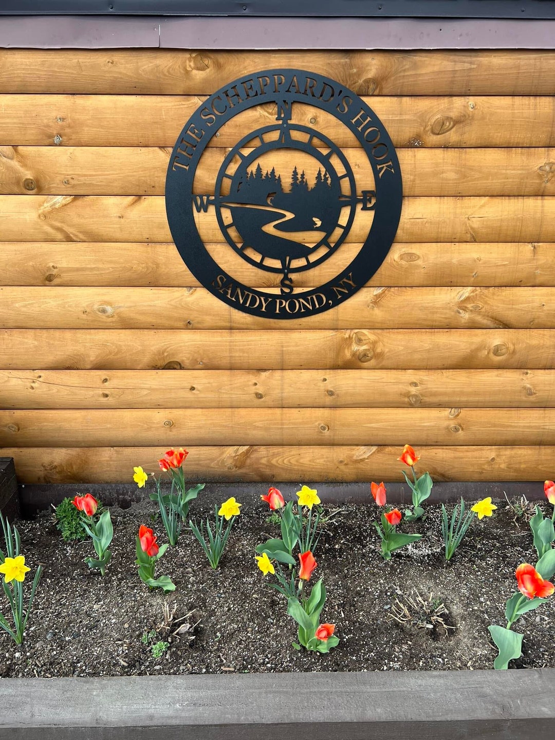 Personalized River Compass - Metal Compass With Custom Coordinates ...