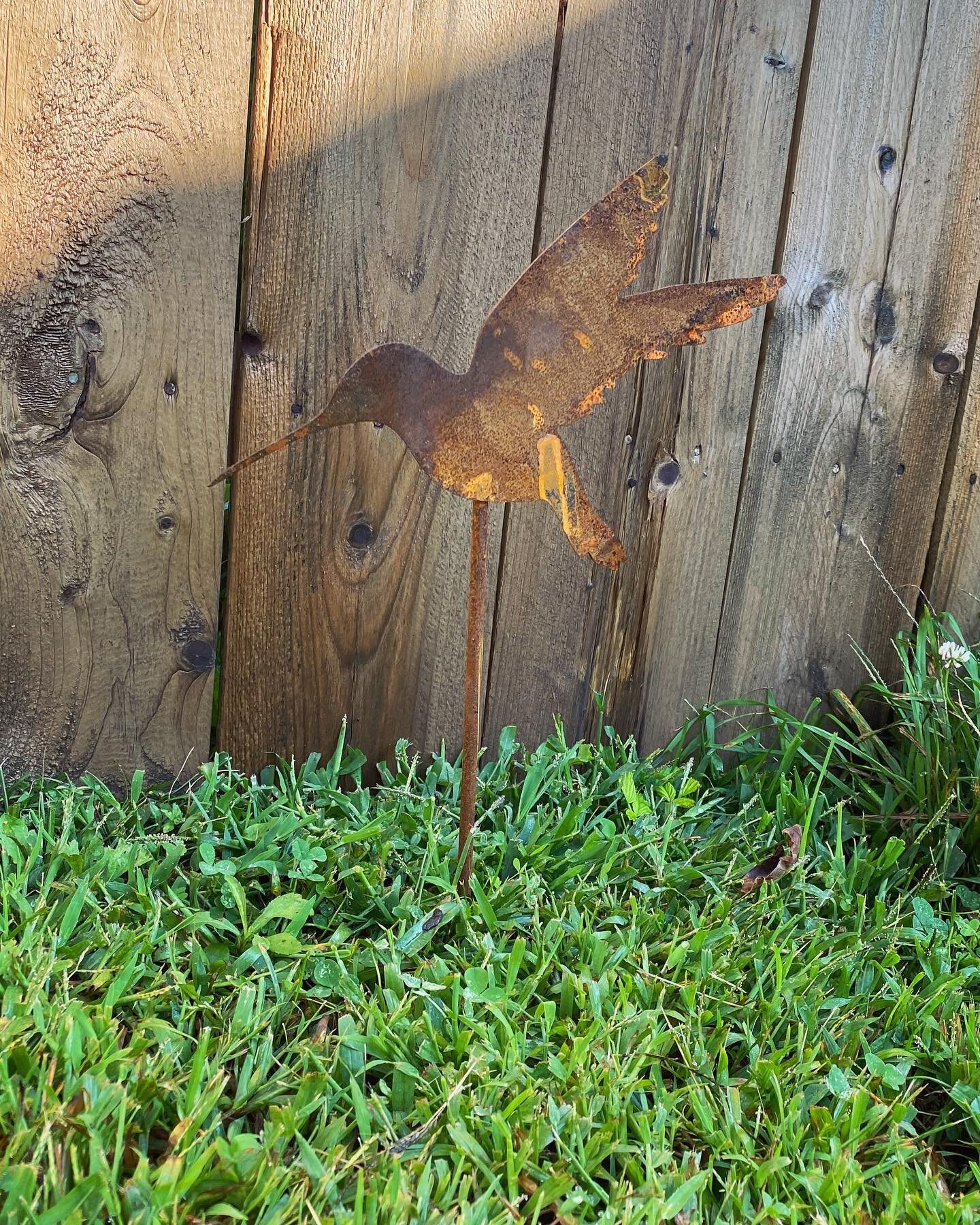 Hummingbird Stake Metal Hummingbird Hummingbird Christmas - Etsy