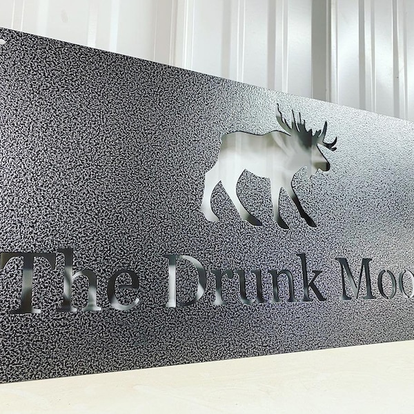 Moose Sign - Etsy