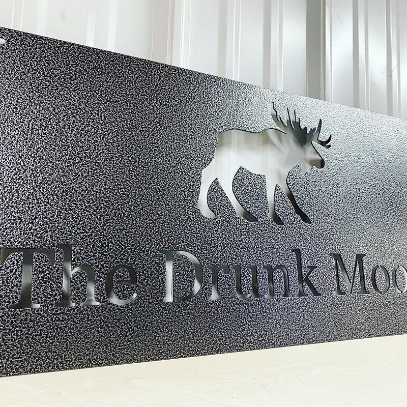 Moose Sign - Etsy