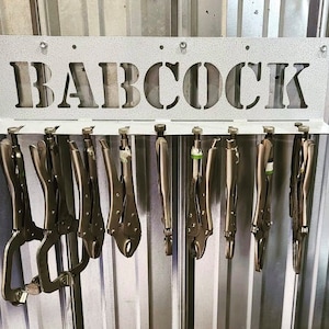 Wall Mounted Vise Grips Storage personalized Vice Grip Organization ...