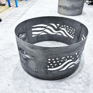 Personalized Fire Ring - Custom Fire Ring - Family Name Fire Ring ...