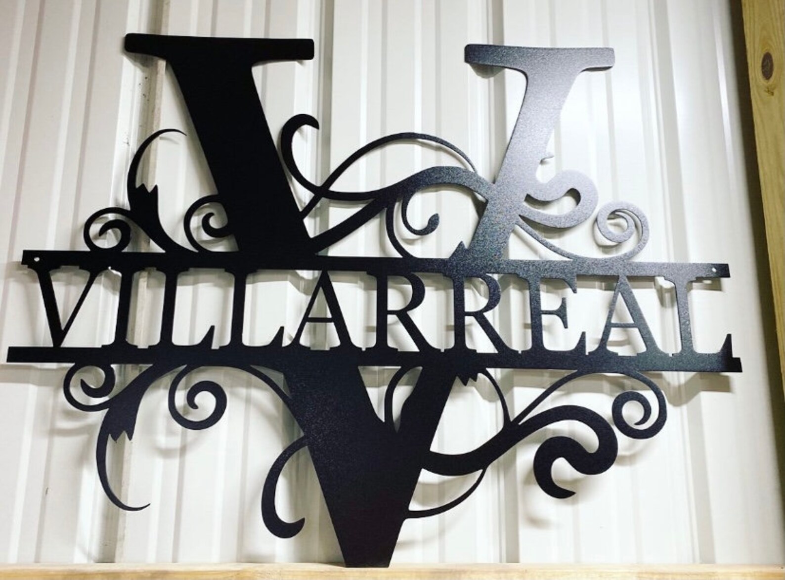 Last Name Metal Sign Personalized Name Sign Custom Metal - Etsy