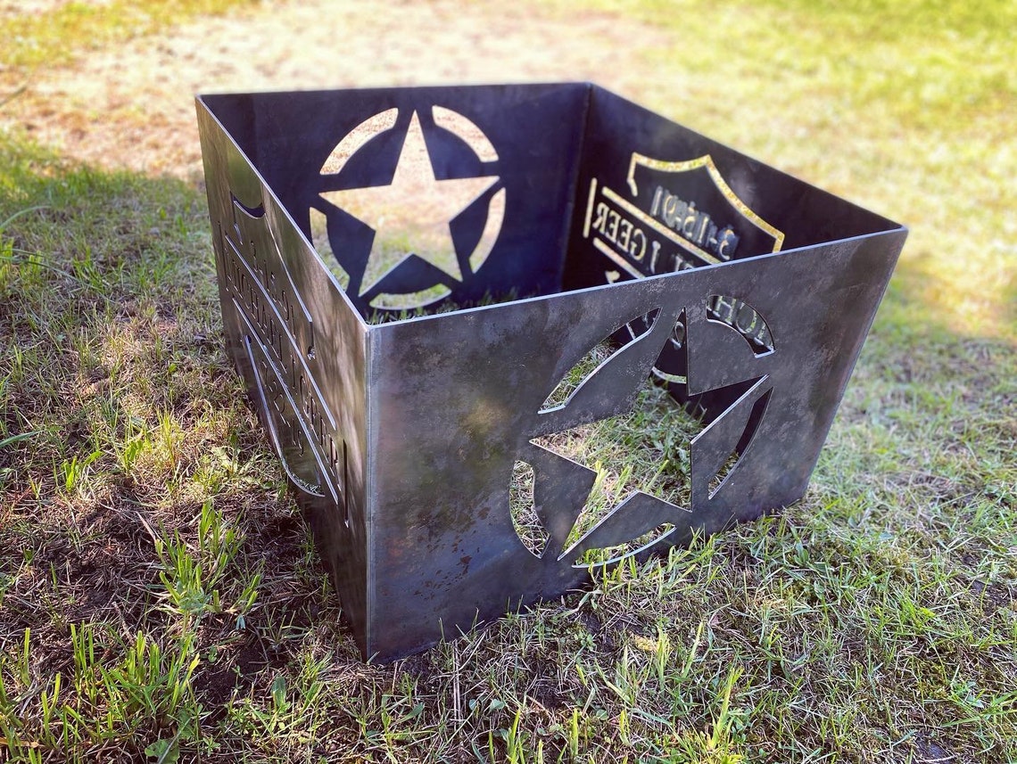 Custom Metal Firepit - You Design Firepit - Portable Firepit-custom ...