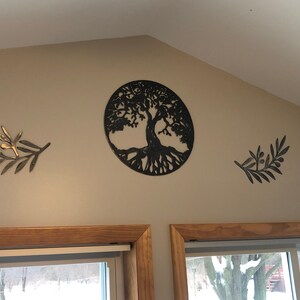 Decorative Metal Vines - Metal Laurel Wreath Vines - Floral Wall Decor ...