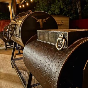 Custom Steel BBQ Smoker Handle - Firebox Handle -smoker Door Handle ...