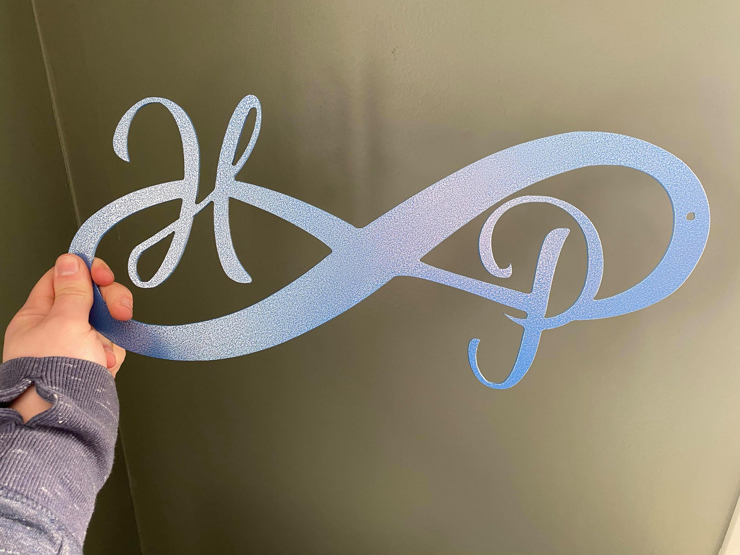 Metal Infinity Sign You and Me Sign Personalized Metal | Etsy