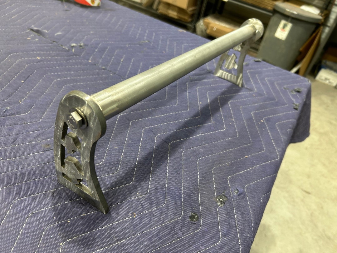 BBQ Smoker Handle - Stainless Steel Pipe Swivel Handle - Weld on Handle ...