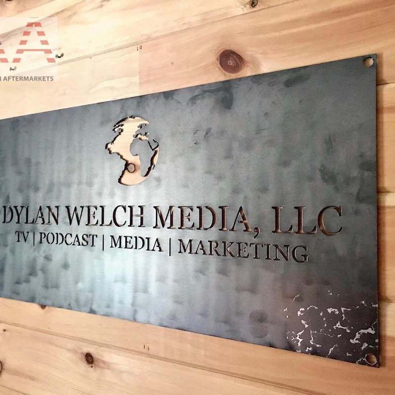 Metal Logo Sign - Etsy