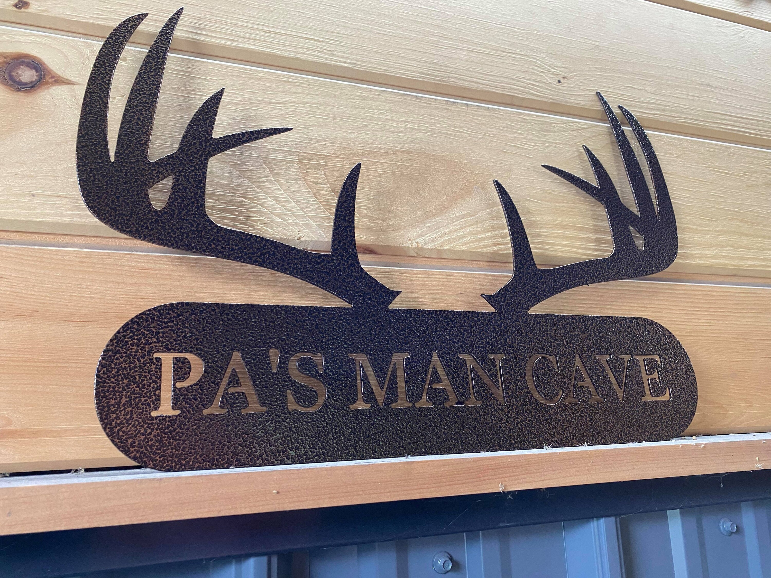 Personalized Metal Antlers Sign Antlers Sign With Custom - Etsy