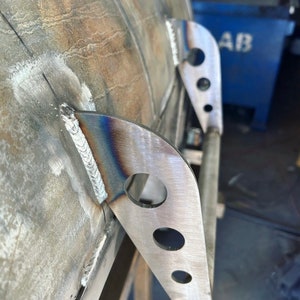 Custom Steel BBQ Smoker Handle - Firebox Handle -smoker Door Handle ...