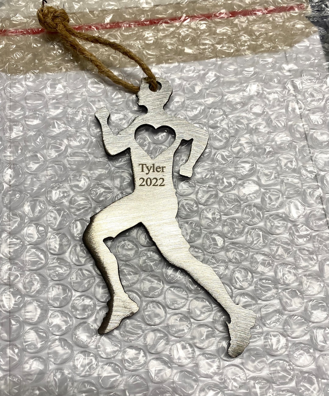 Runner Ornament - Running Man Metal Display - Gift for Runner - Running ...